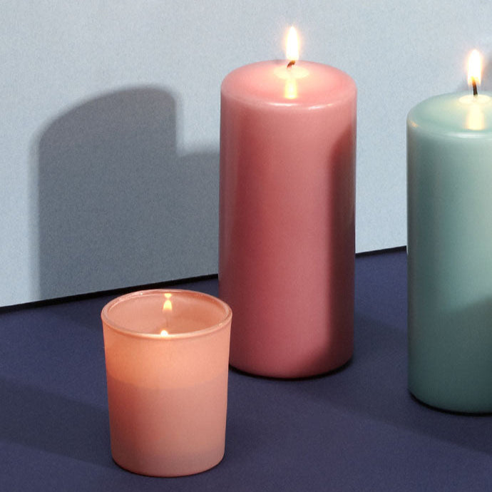 10 Hour Votive Candles And Matte Candle Holders - Set of 72