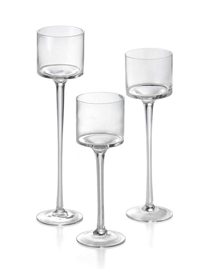 18 Floating Candles and 18 Monet Stem Holders