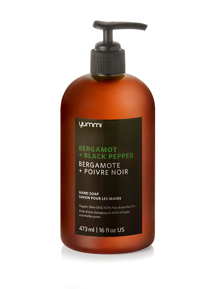Bergamot + Black Pepper Castile Liquid Soap - 16oz - each