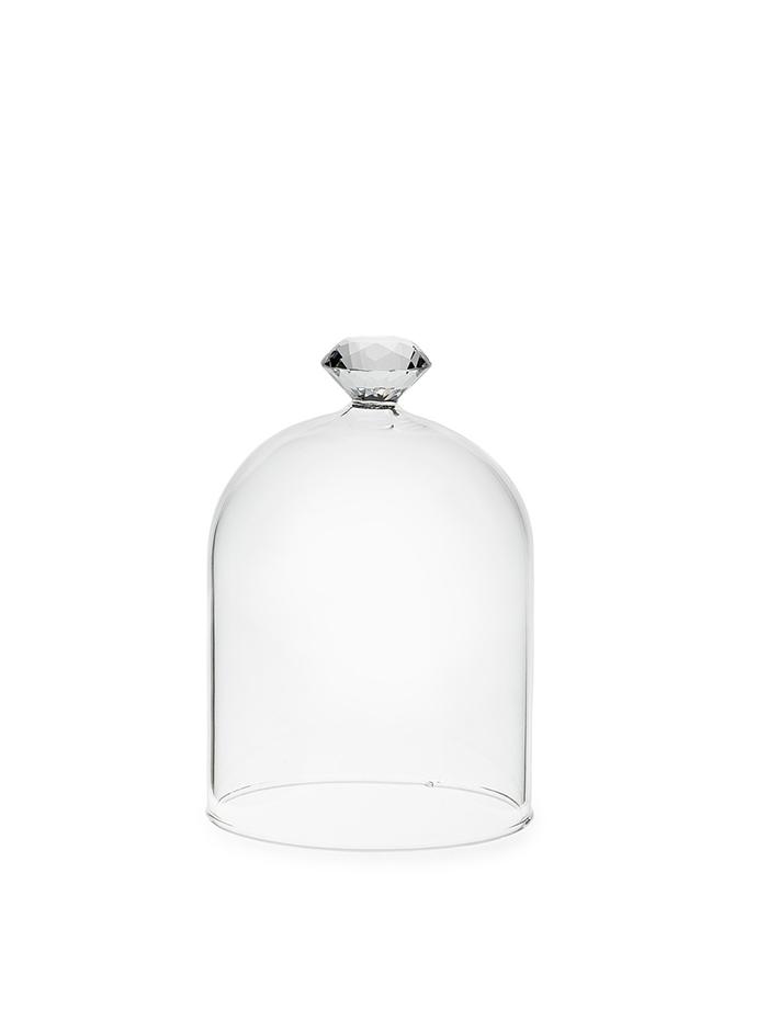 Small Gem Top Dome Cloche-each